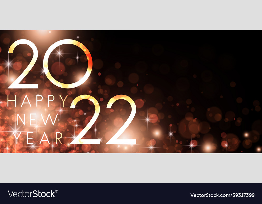 2022 happy new year bokeh background Royalty Free Vector 2022 happy new year bokeh background Royalty Free Vector