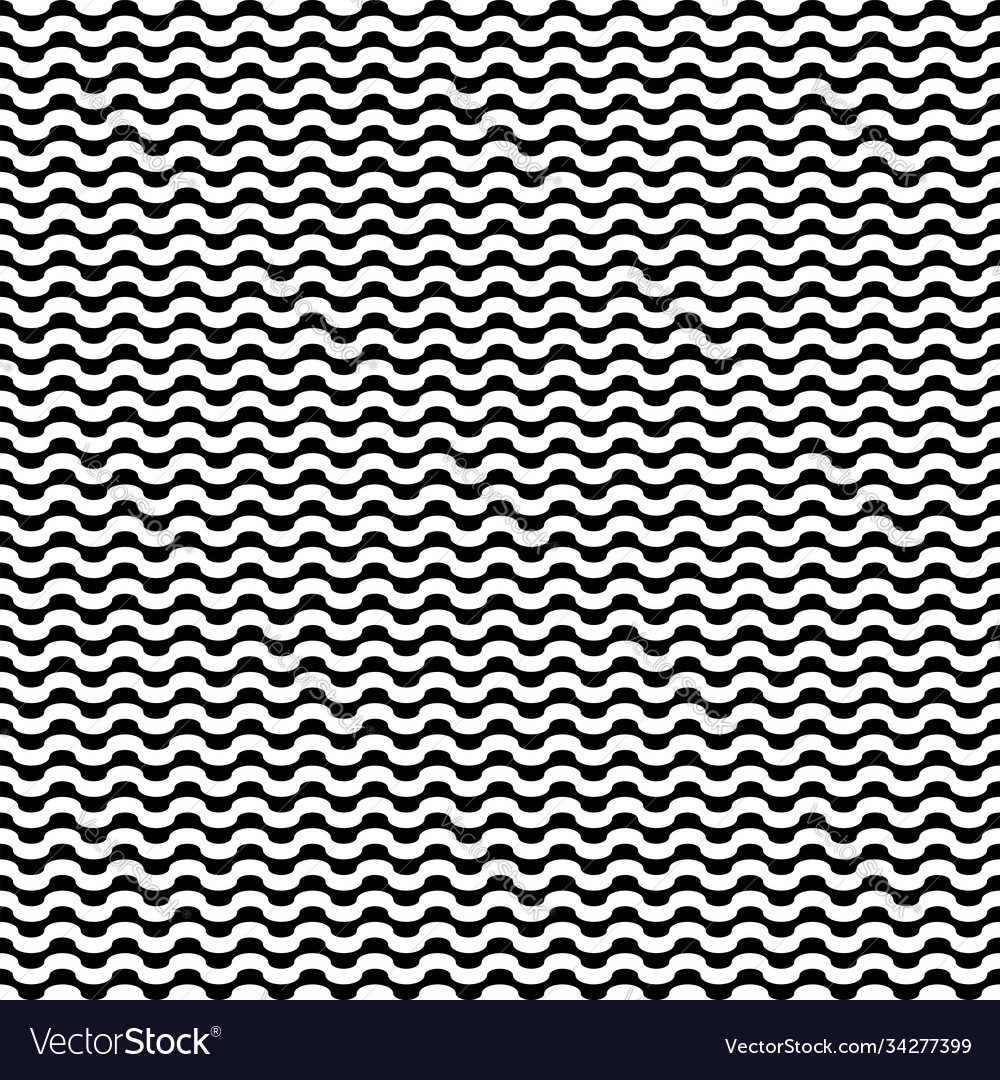Seamless wavy pattern Royalty Free Vector Image