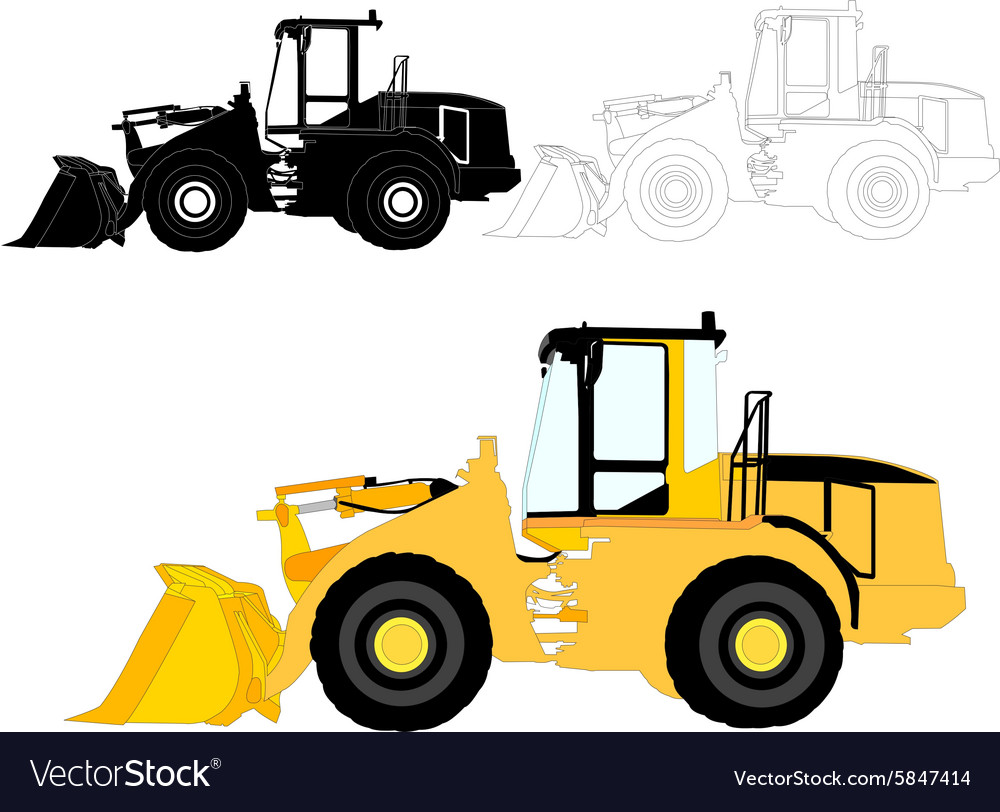 Construction machine Royalty Free Vector Image