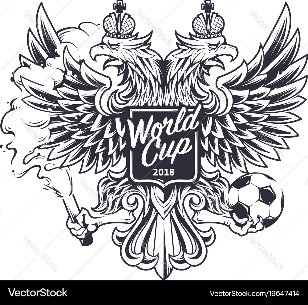 Welcome to russia art Royalty Free Vector Image