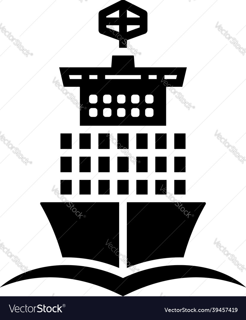 Container ship icon Royalty Free Vector Image - VectorStock