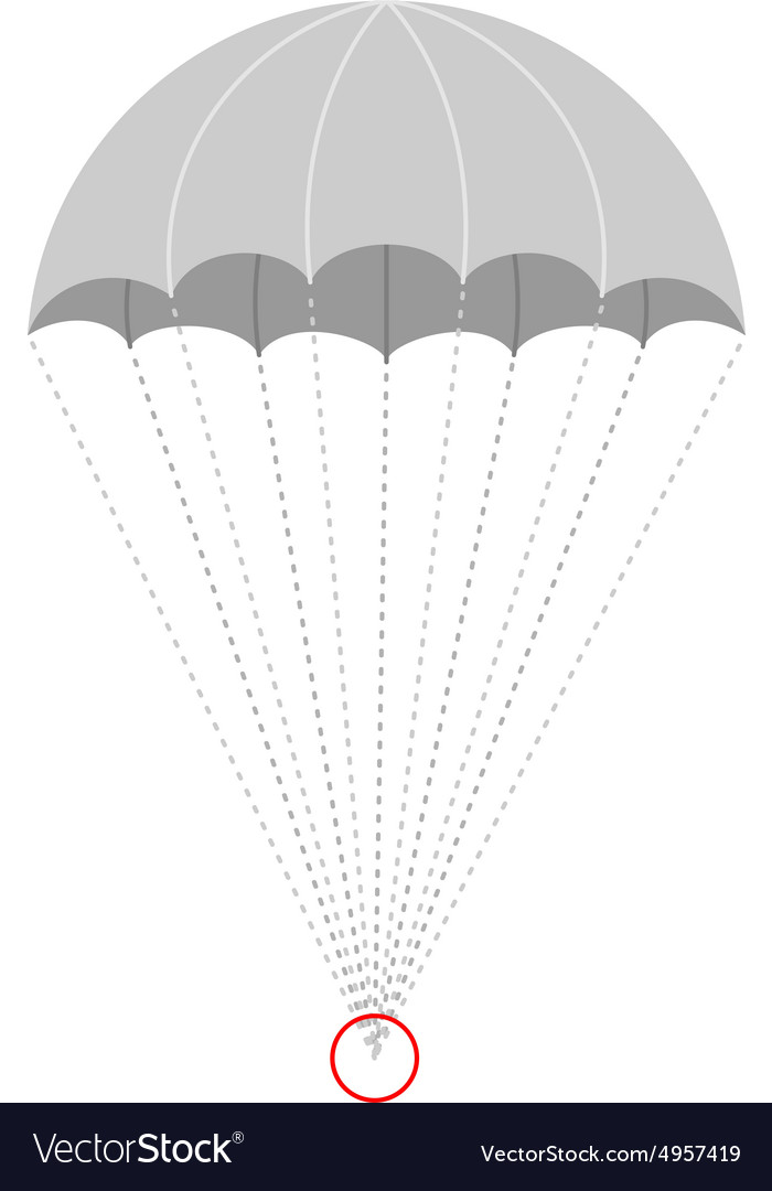 Parachute Royalty Free Vector Image - VectorStock