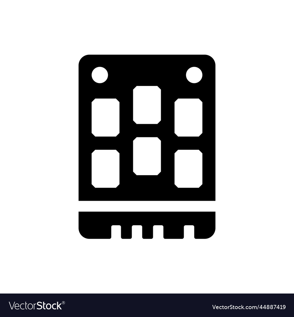 Solid state drive icon Royalty Free Vector Image Solid state drive icon Royalty Free Vector Image