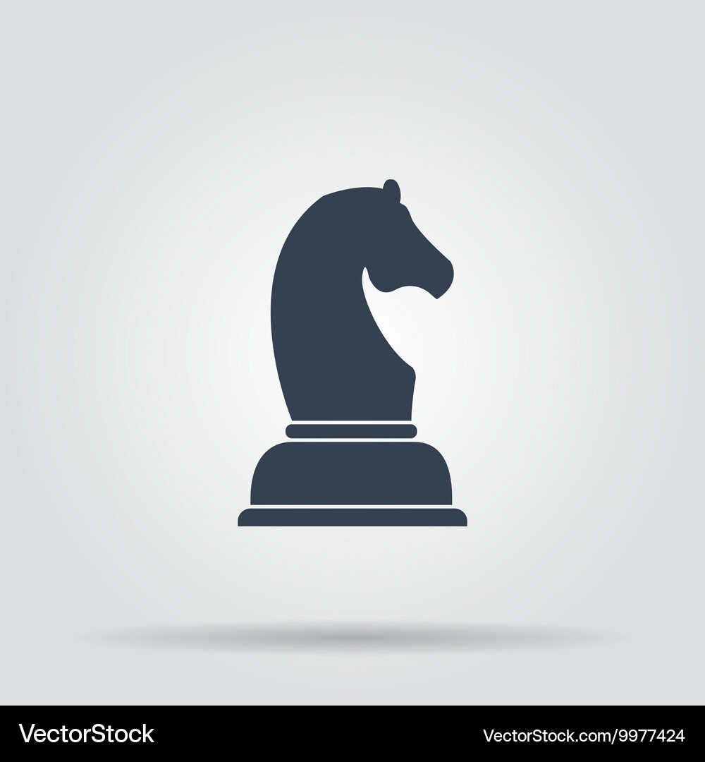 Chess icon concept for design Royalty Free Vector Image