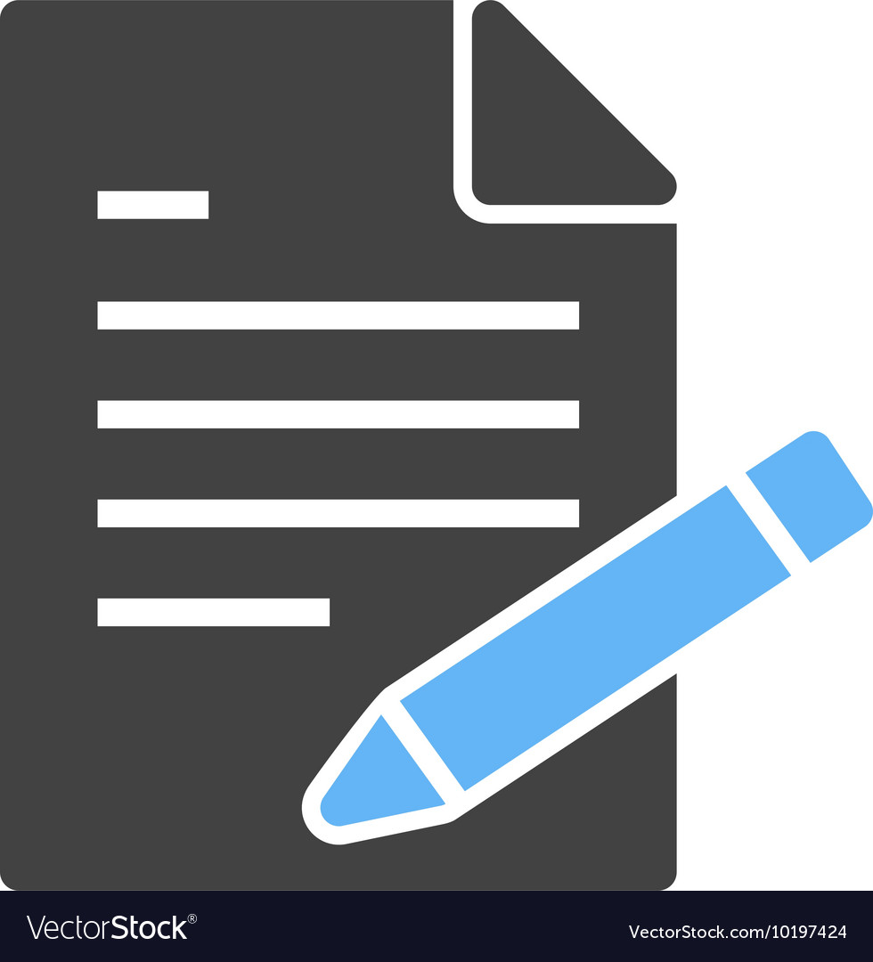 Write report Royalty Free Vector Image - VectorStock