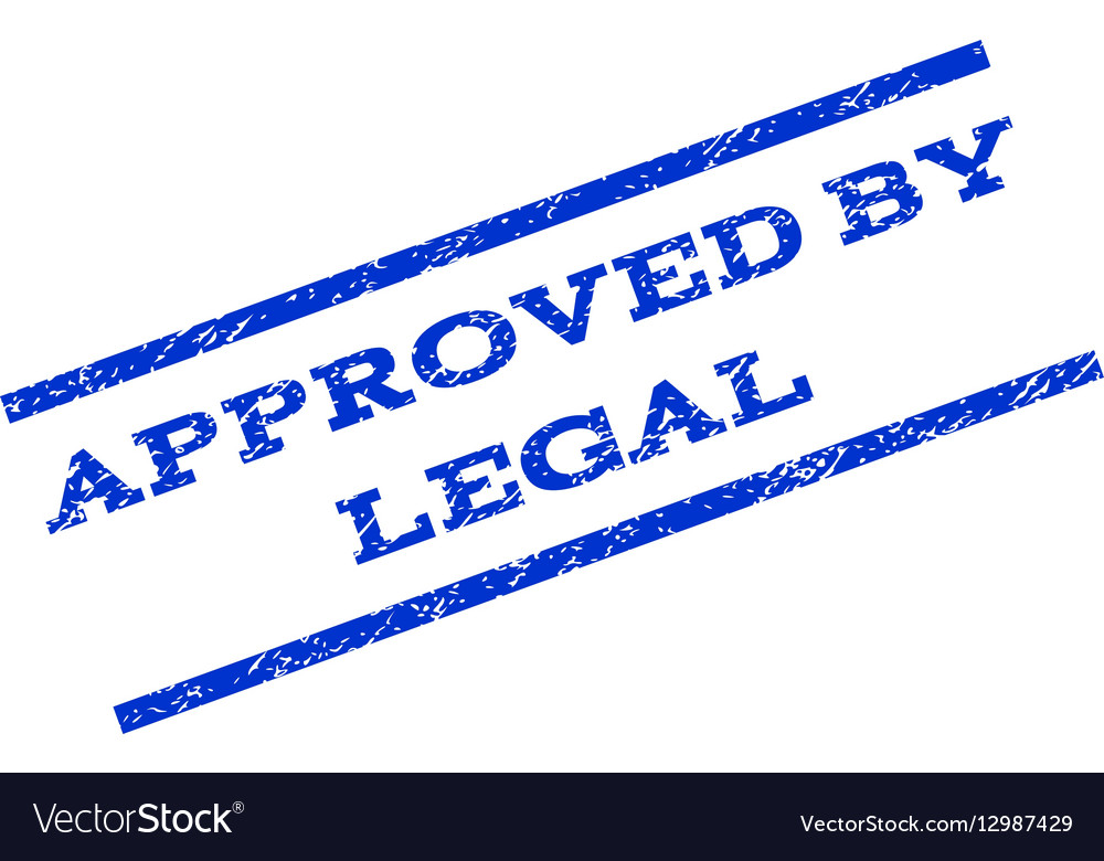 Legal Watermark Stamp Royalty Free Vector Image