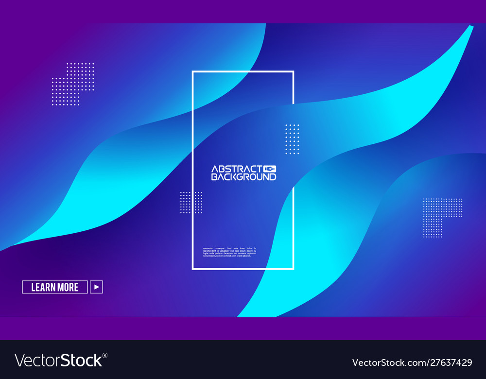 Modern gradient shape background colorful Vector Image