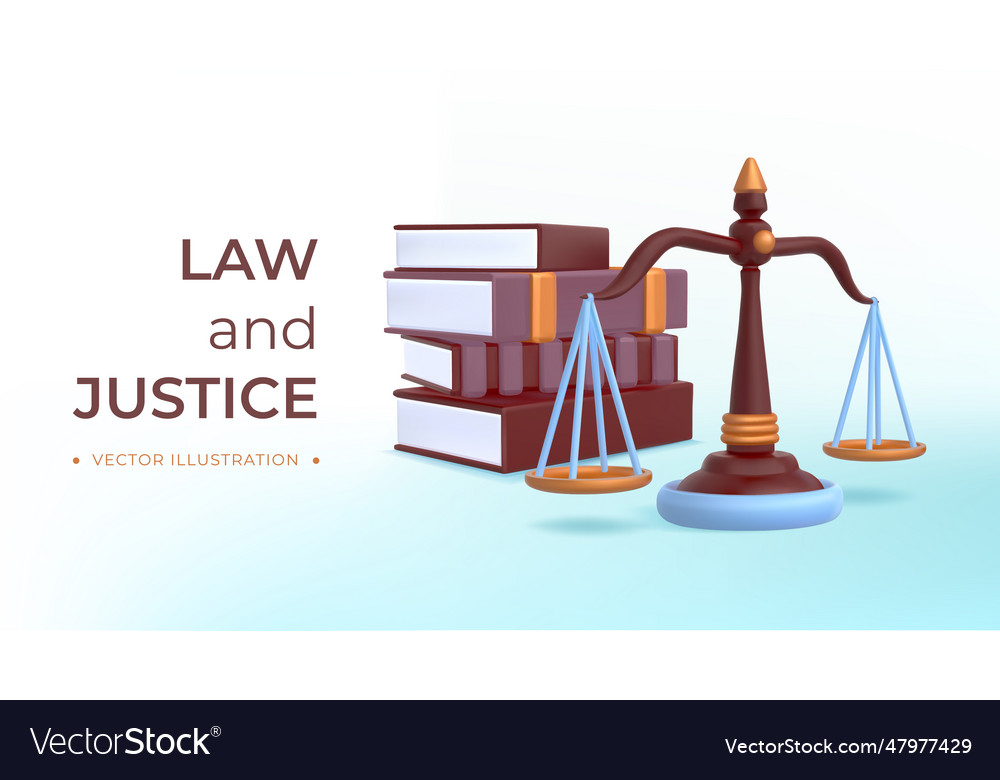 Web page of law and justice Royalty Free Vector Image