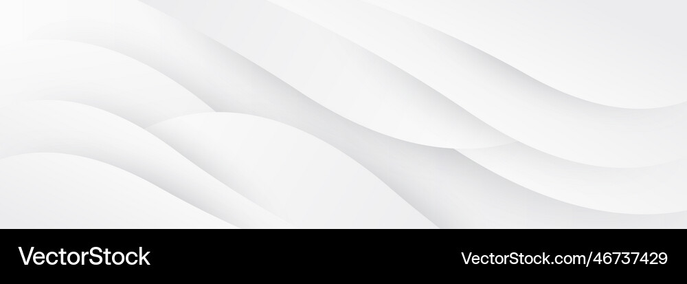 White abstract modern banner background design Vector Image