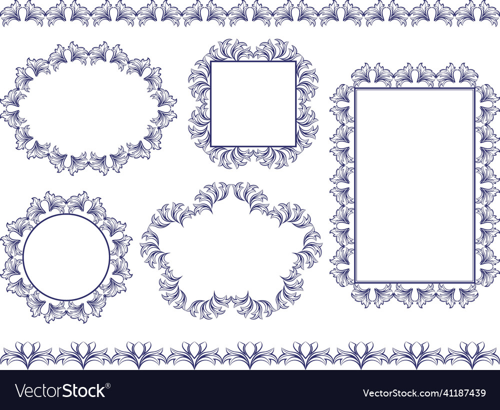 Borders and frames Royalty Free Vector Image - VectorStock