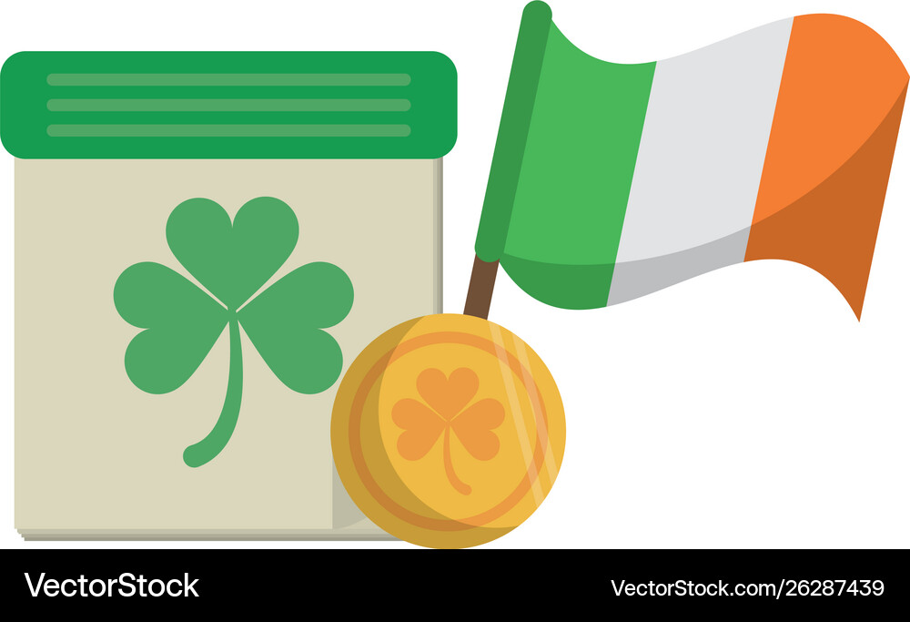 Saint patricks day irish cartoon Royalty Free Vector Image