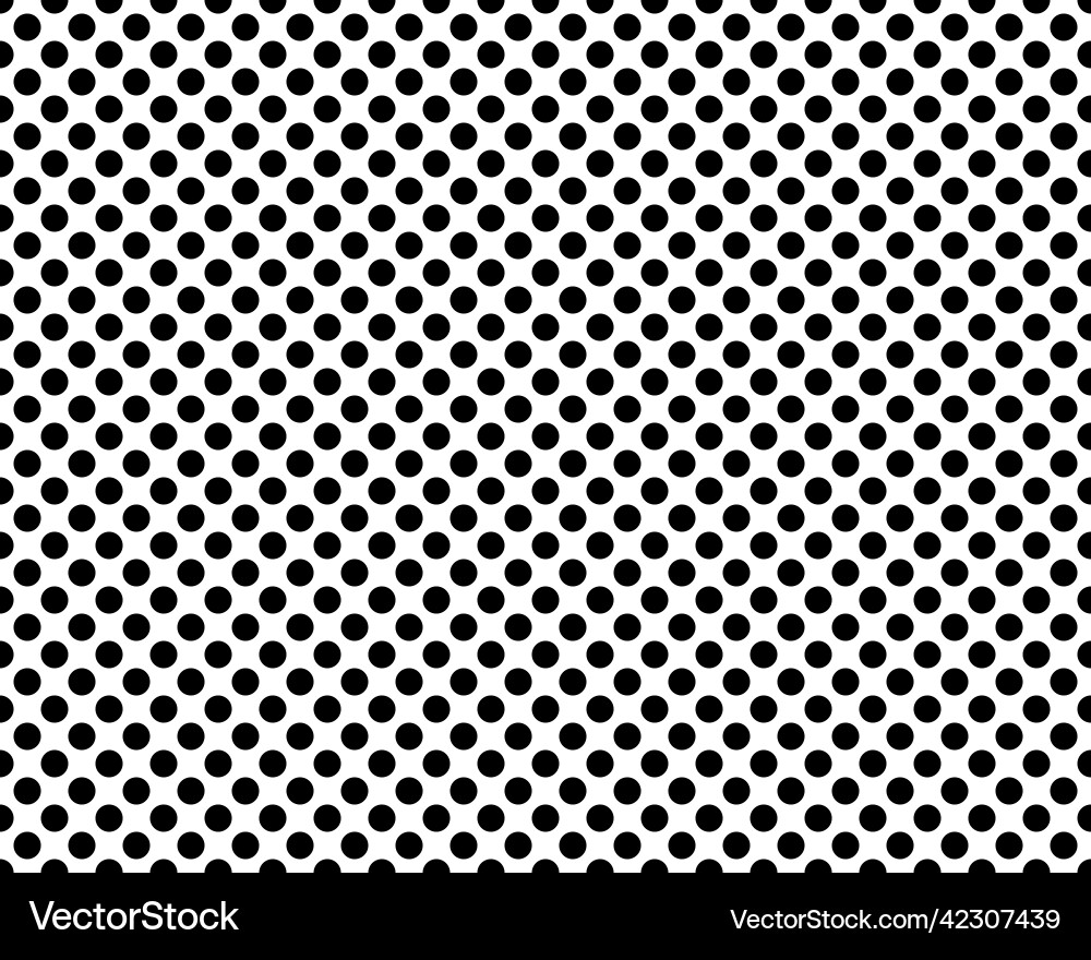 Seamless black circles Royalty Free Vector Image
