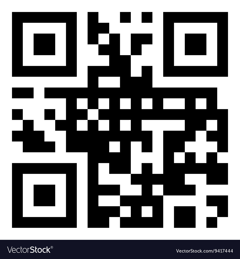 Sample Qr Code Royalty Free Vector Image Vectorstock My XXX Hot Girl