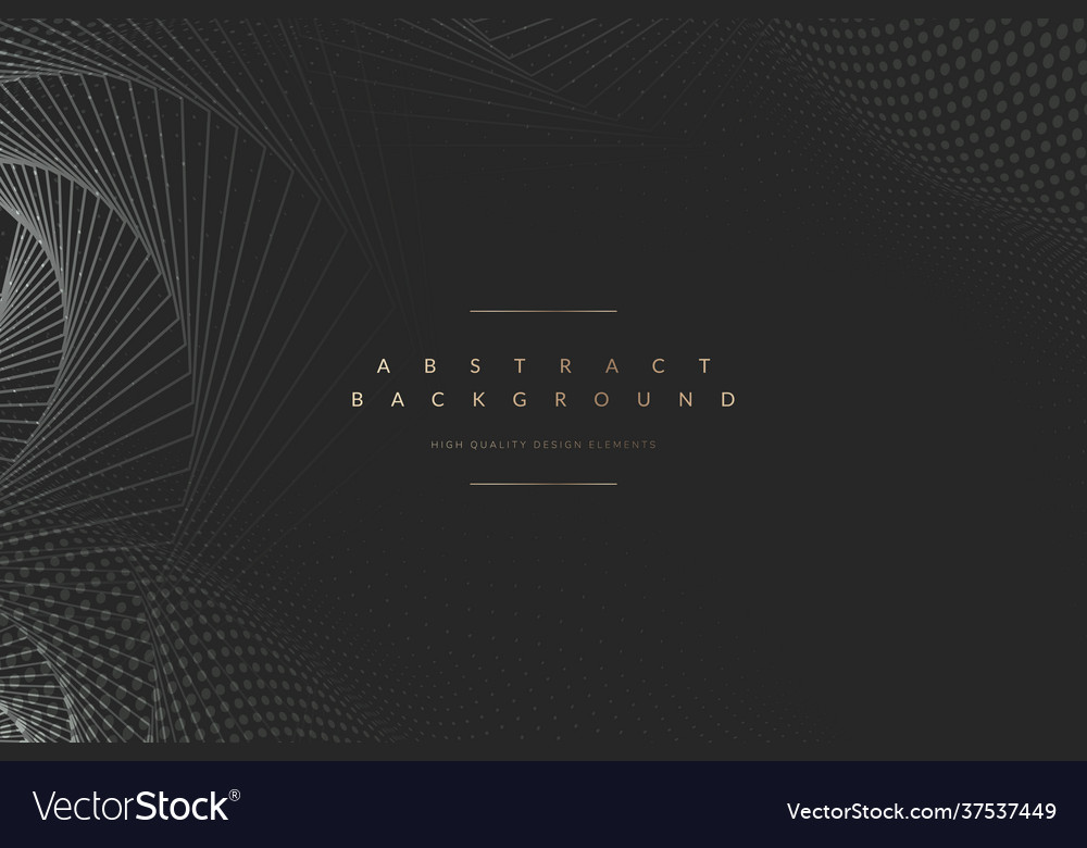 Dark abstract tech background Royalty Free Vector Image