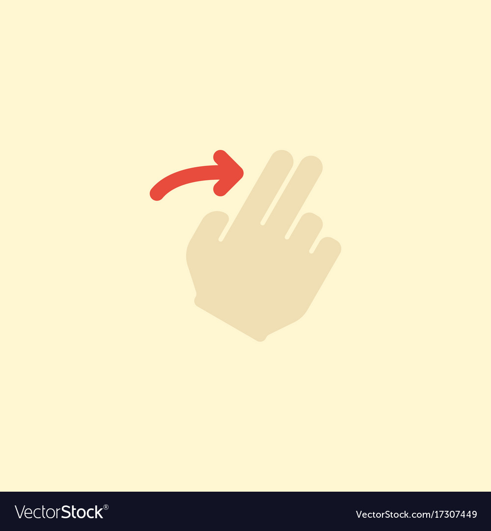 Flat icon slide element Royalty Free Vector Image