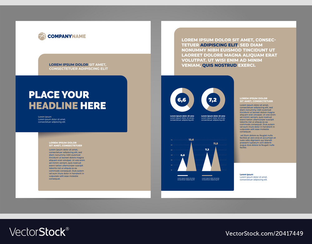 Layout template design Royalty Free Vector Image