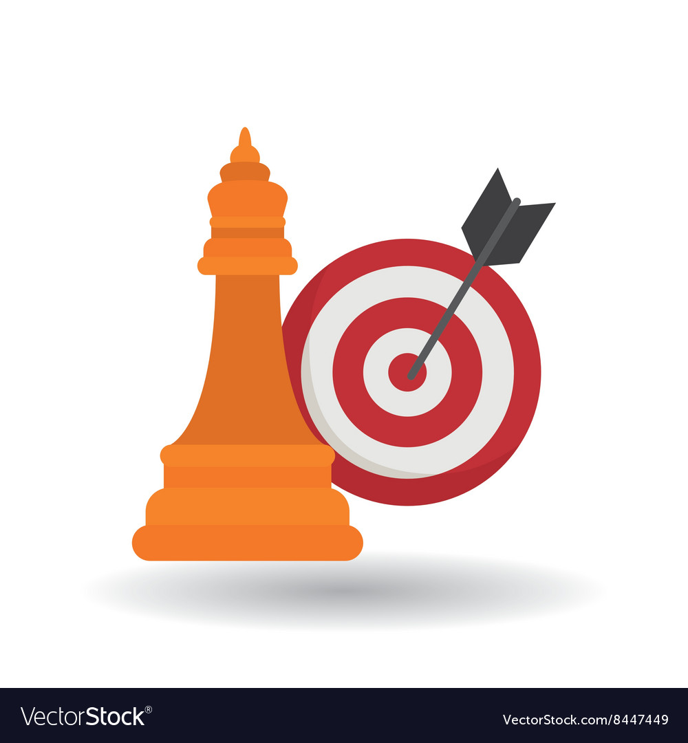 Solution design over white background Royalty Free Vector