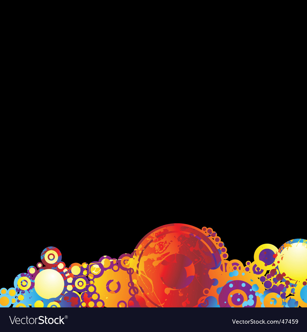 Rainbow circle background Royalty Free Vector Image