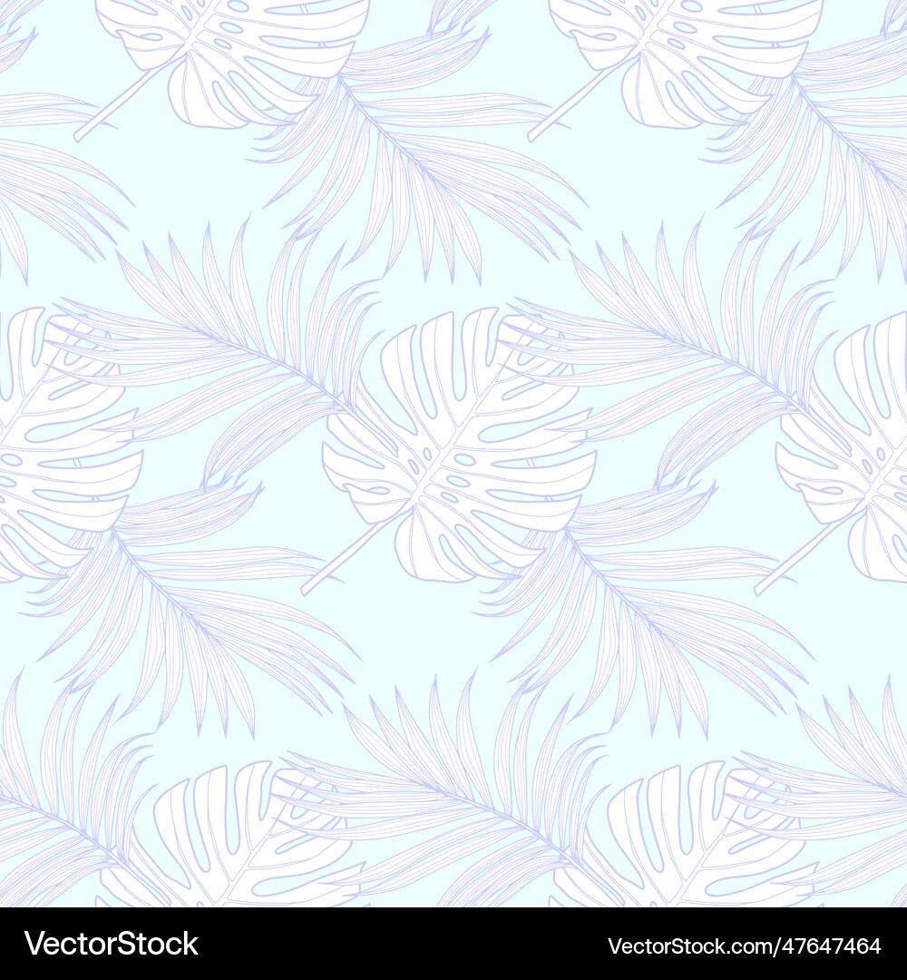 Light purple tropical seamless pattern Royalty Free Vector