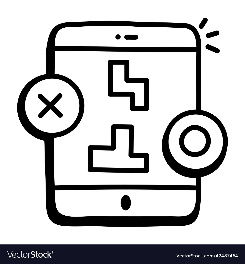 Mobile game Royalty Free Vector Image - VectorStock