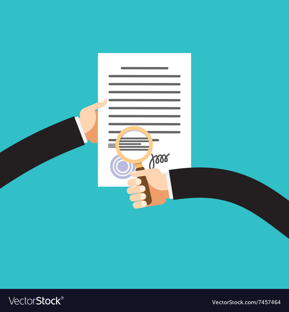 Preparation business contract Royalty Free Vector Image Preparation business contract Royalty Free Vector Image