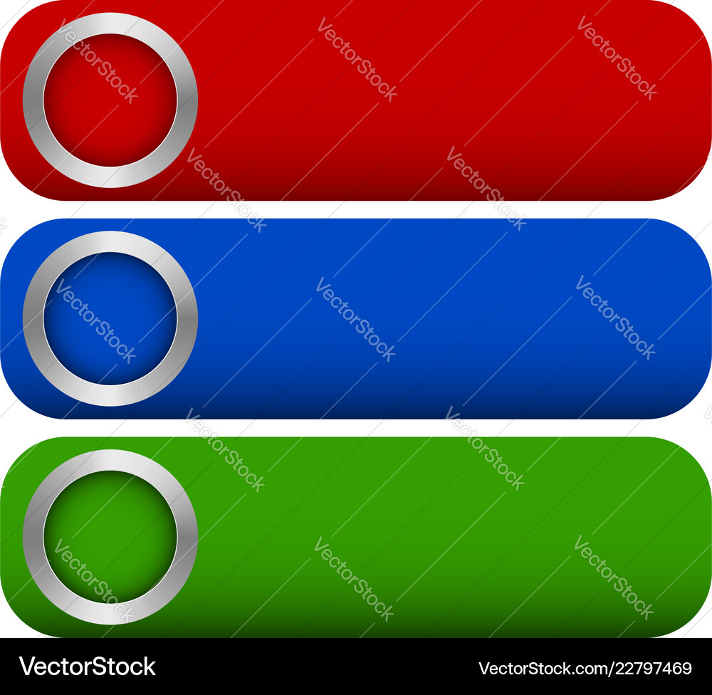 Banner with metallic metal bullets Royalty Free Vector Image