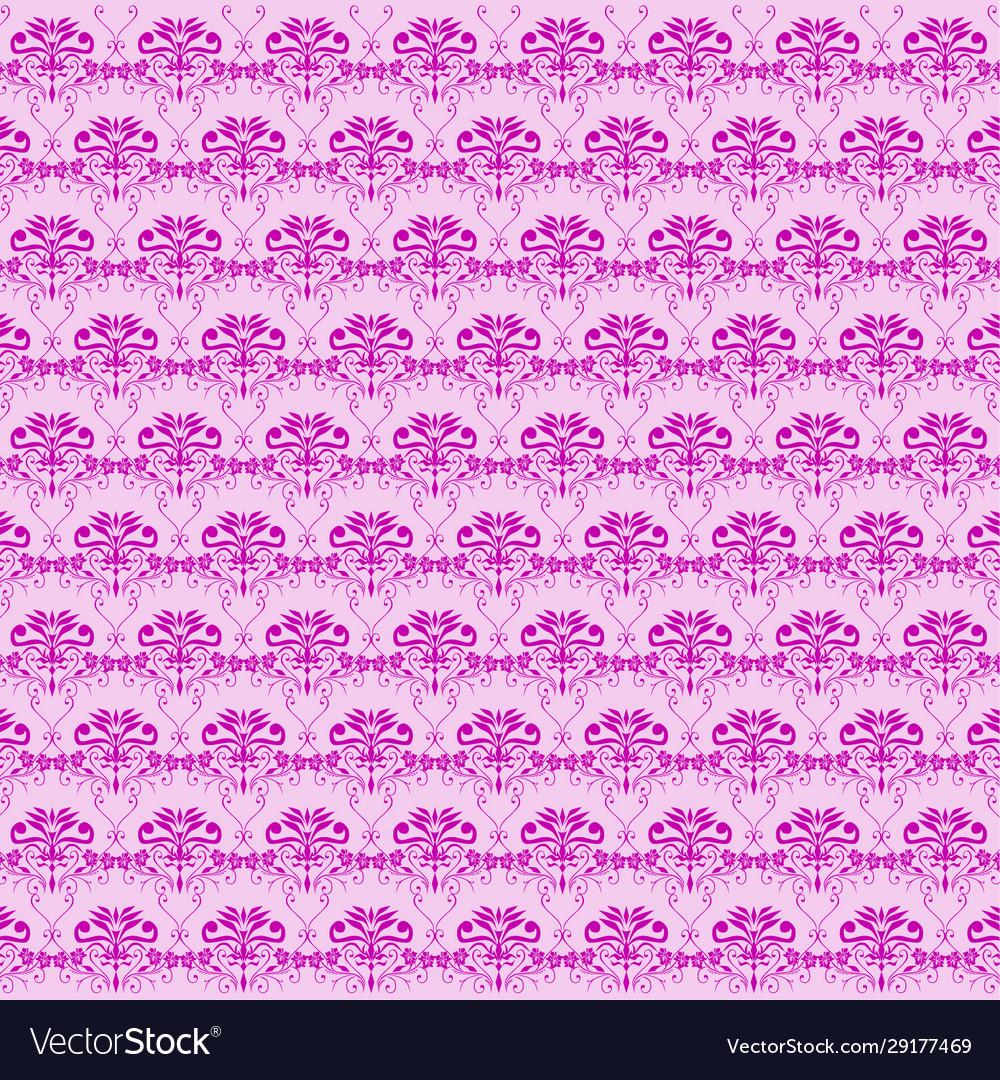 Beautiful pink pattern background for decorative Vector Image