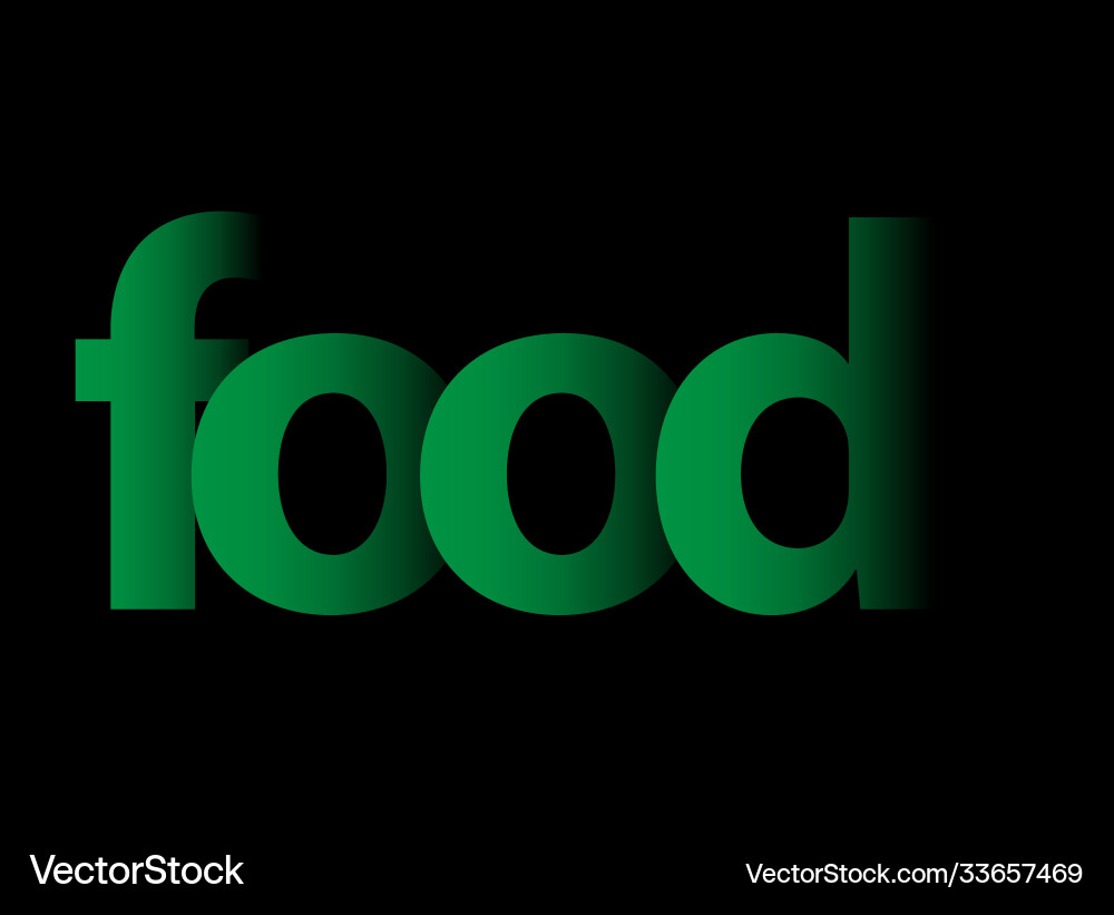 Food logo template design Royalty Free Vector Image