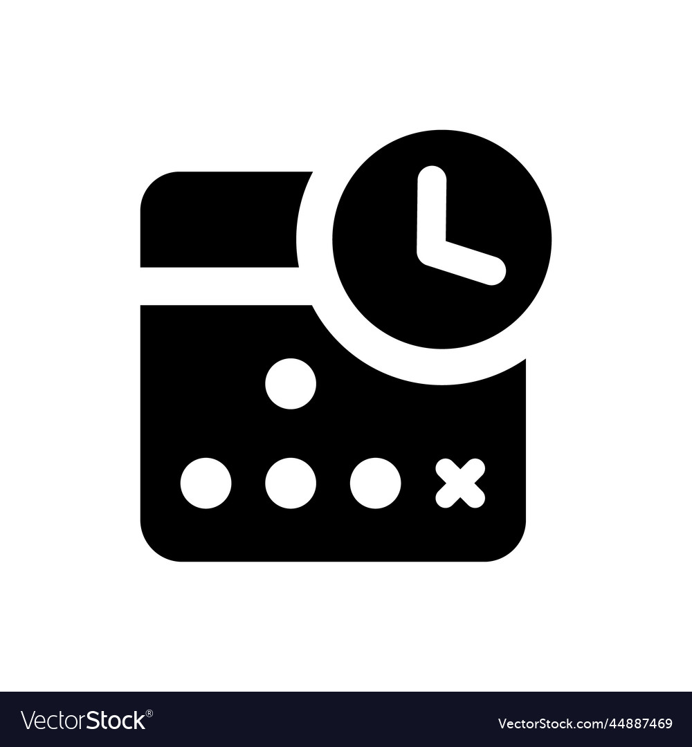 Program schedule icon Royalty Free Vector Image Program schedule icon Royalty Free Vector Image