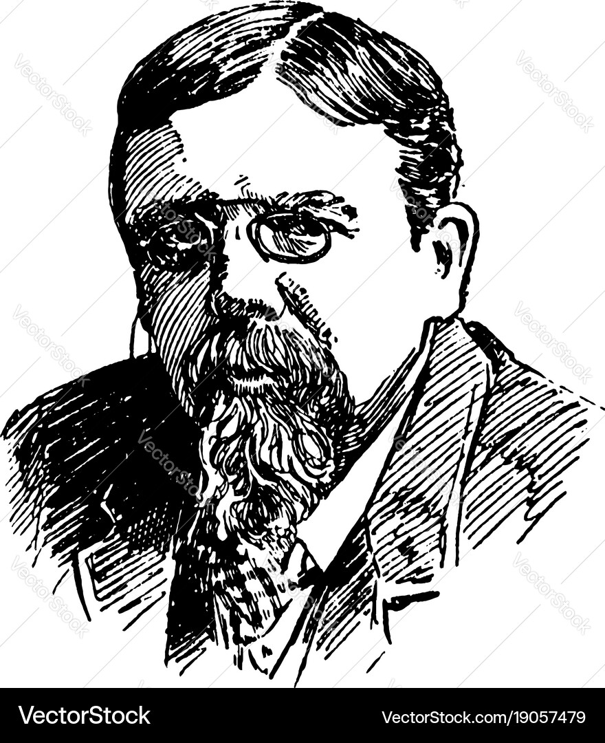 George De Maurier Vintage Royalty Free Vector Image