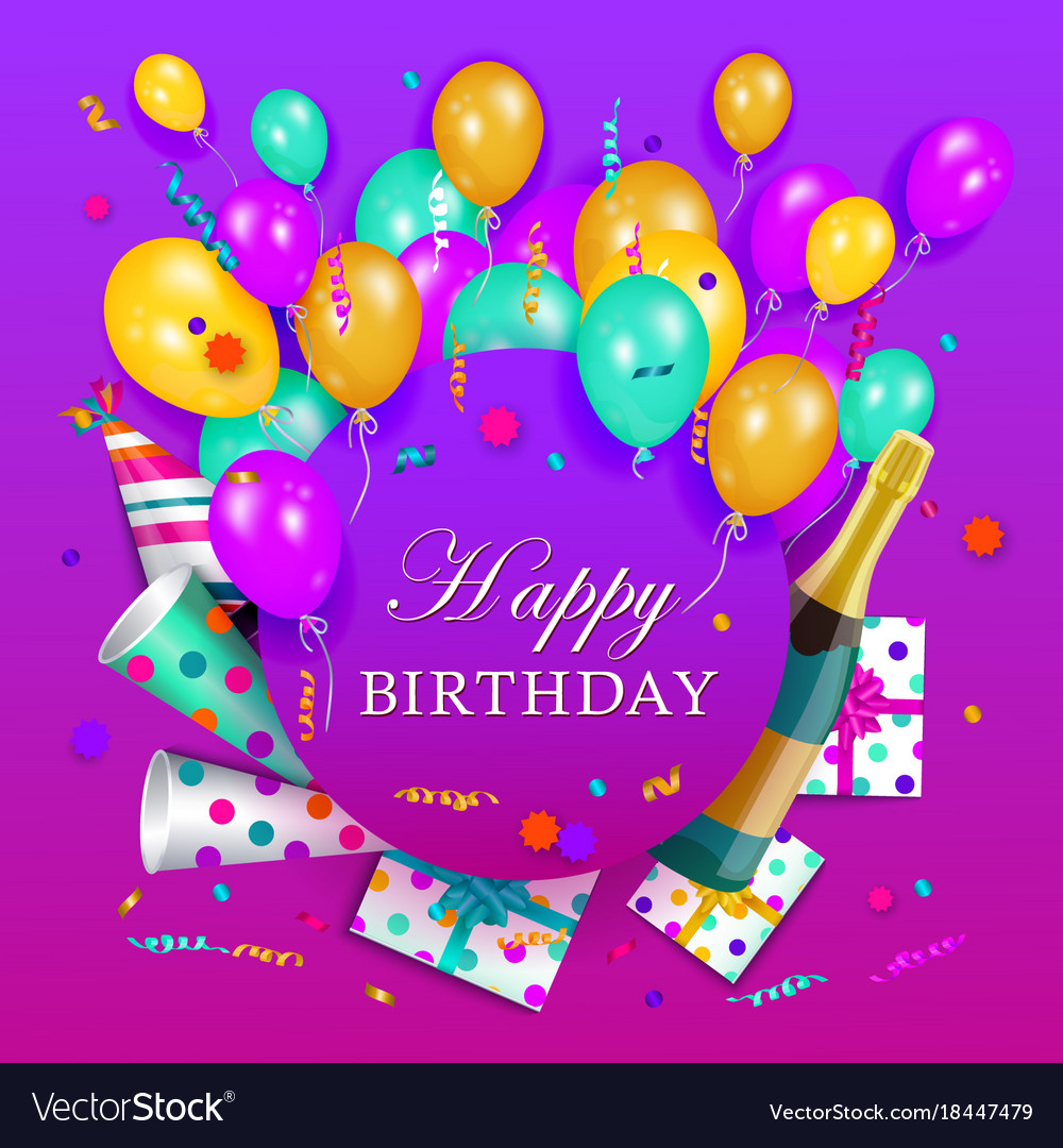 Happy Birthday Poster Template