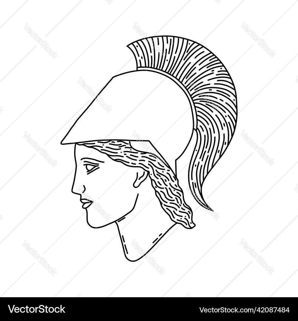 Greek Goddess Athrodite Royalty Free Vector Image