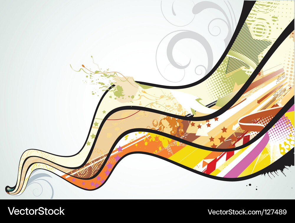 Colorful Urban Background Royalty Free Vector Image
