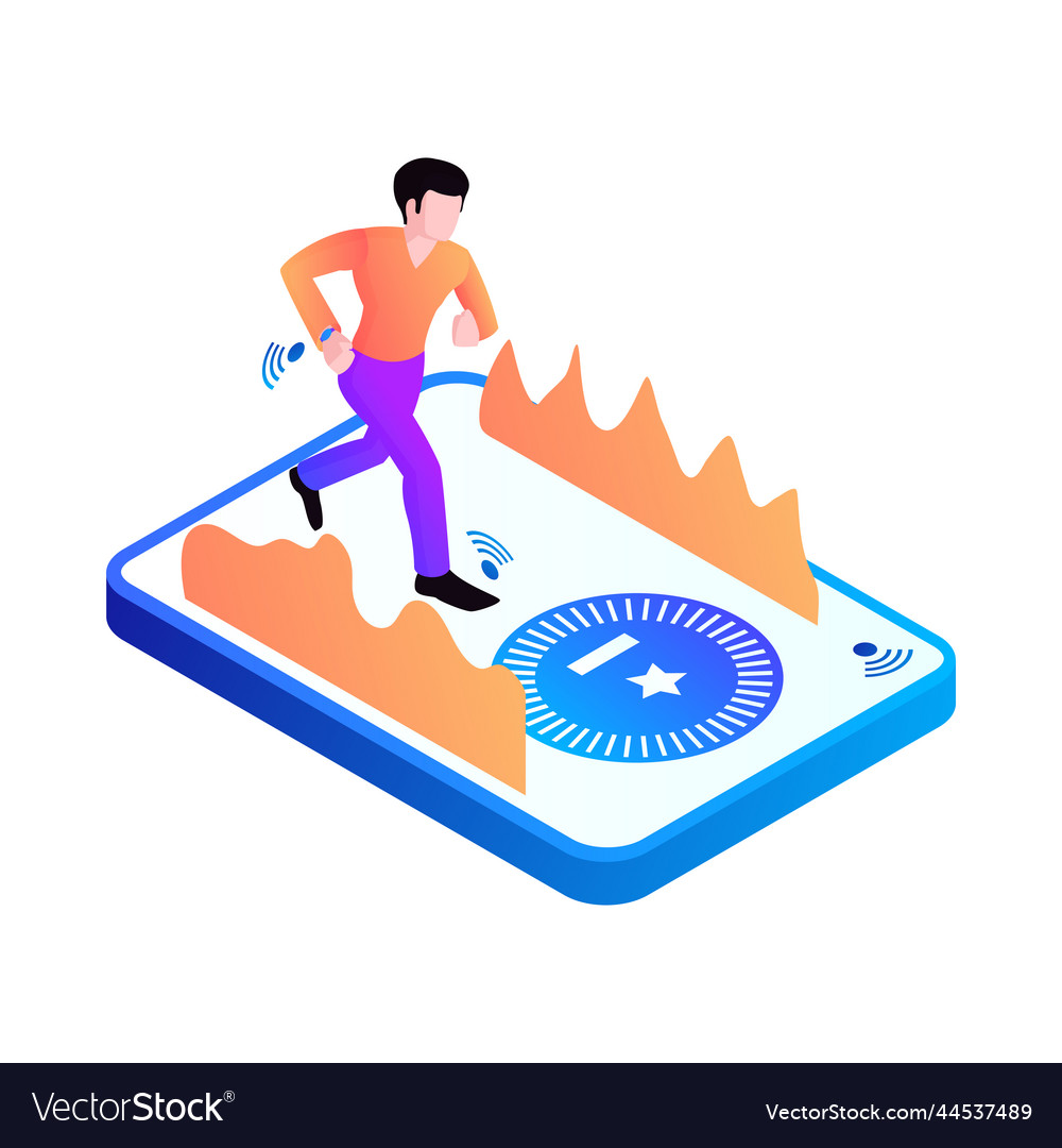 Gadget interface icon Royalty Free Vector Image