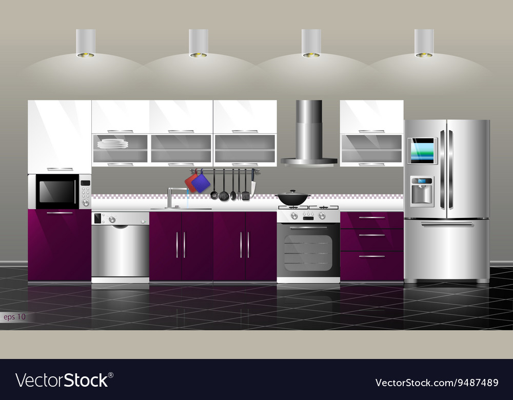 Kitchen Royalty Free Vector Image - VectorStock