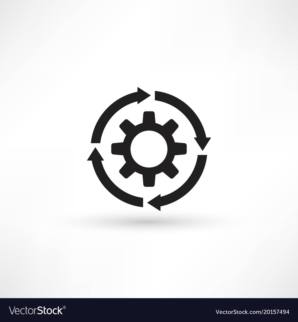 Cogs - icon Royalty Free Vector Image - VectorStock