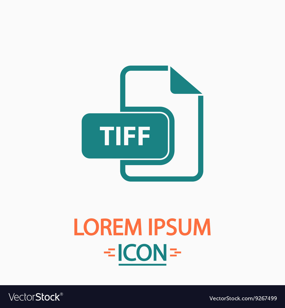 Tiff computer symbol Royalty Free Vector Image Tiff computer symbol Royalty Free Vector Image