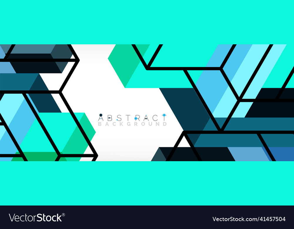 Abstract Background 3d Cubes Cubic Elements Vector Image