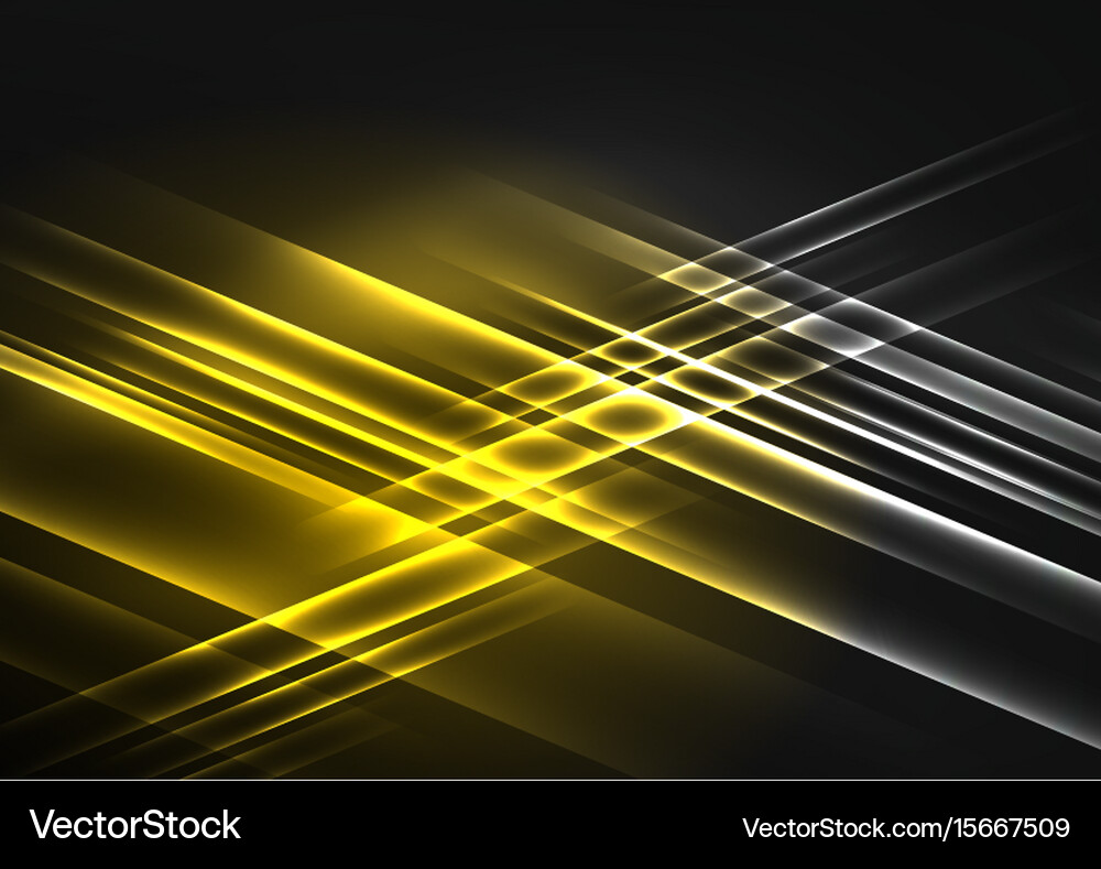 Glowing futuristic lines Royalty Free Vector Image