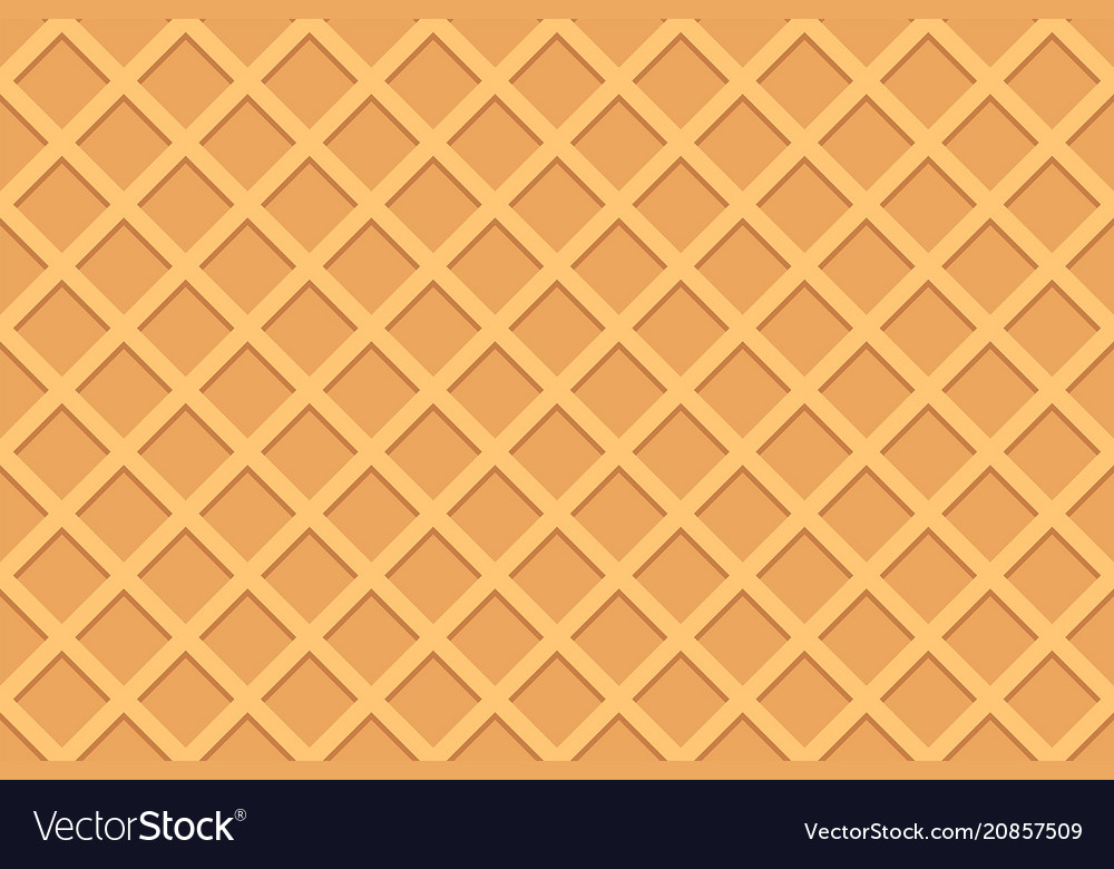 Seamless pattern waffle Royalty Free Vector Image