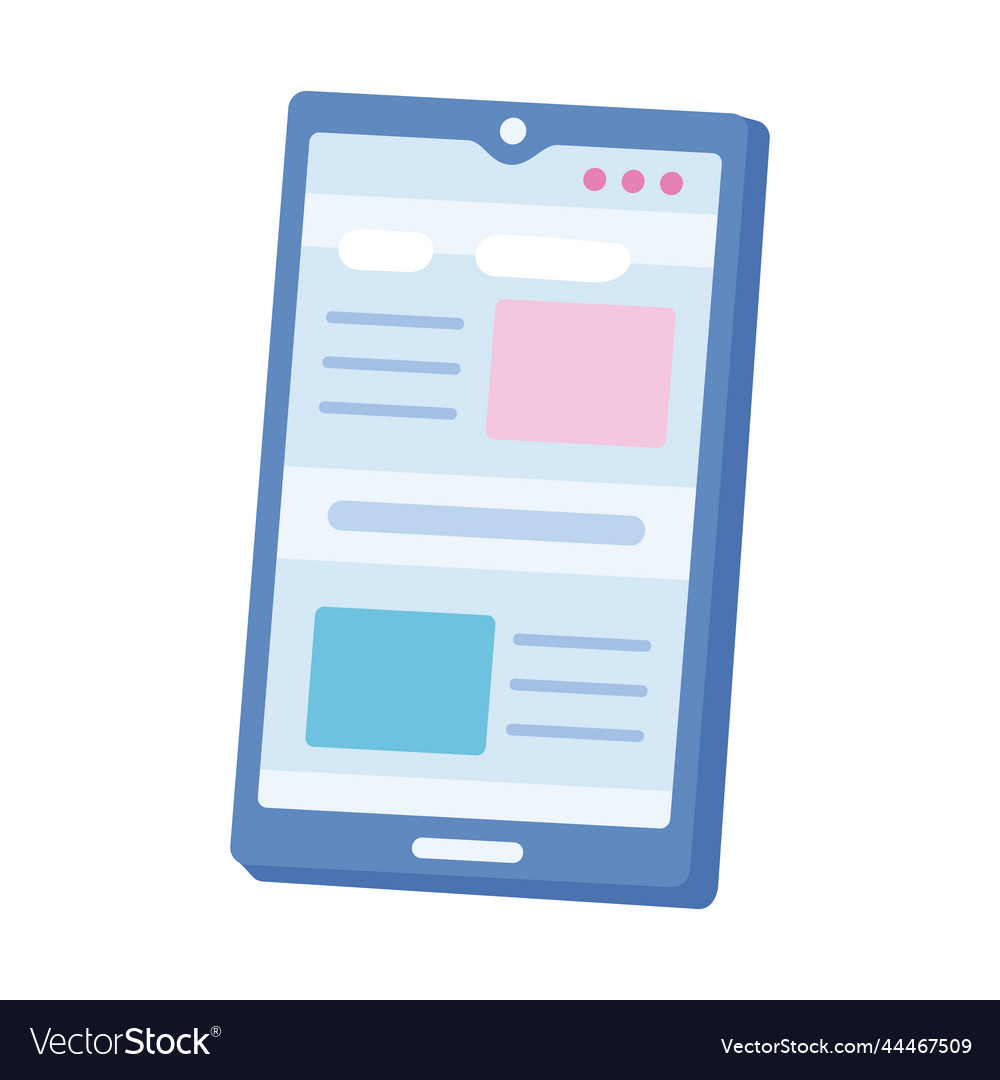 Tablet device tech Royalty Free Vector Image - VectorStock