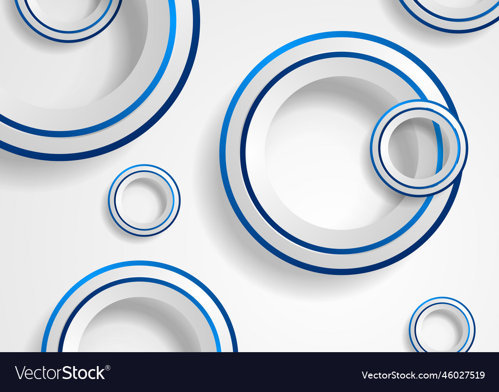 Abstract blue white geometric background Vector Image Abstract blue white geometric background Vector Image