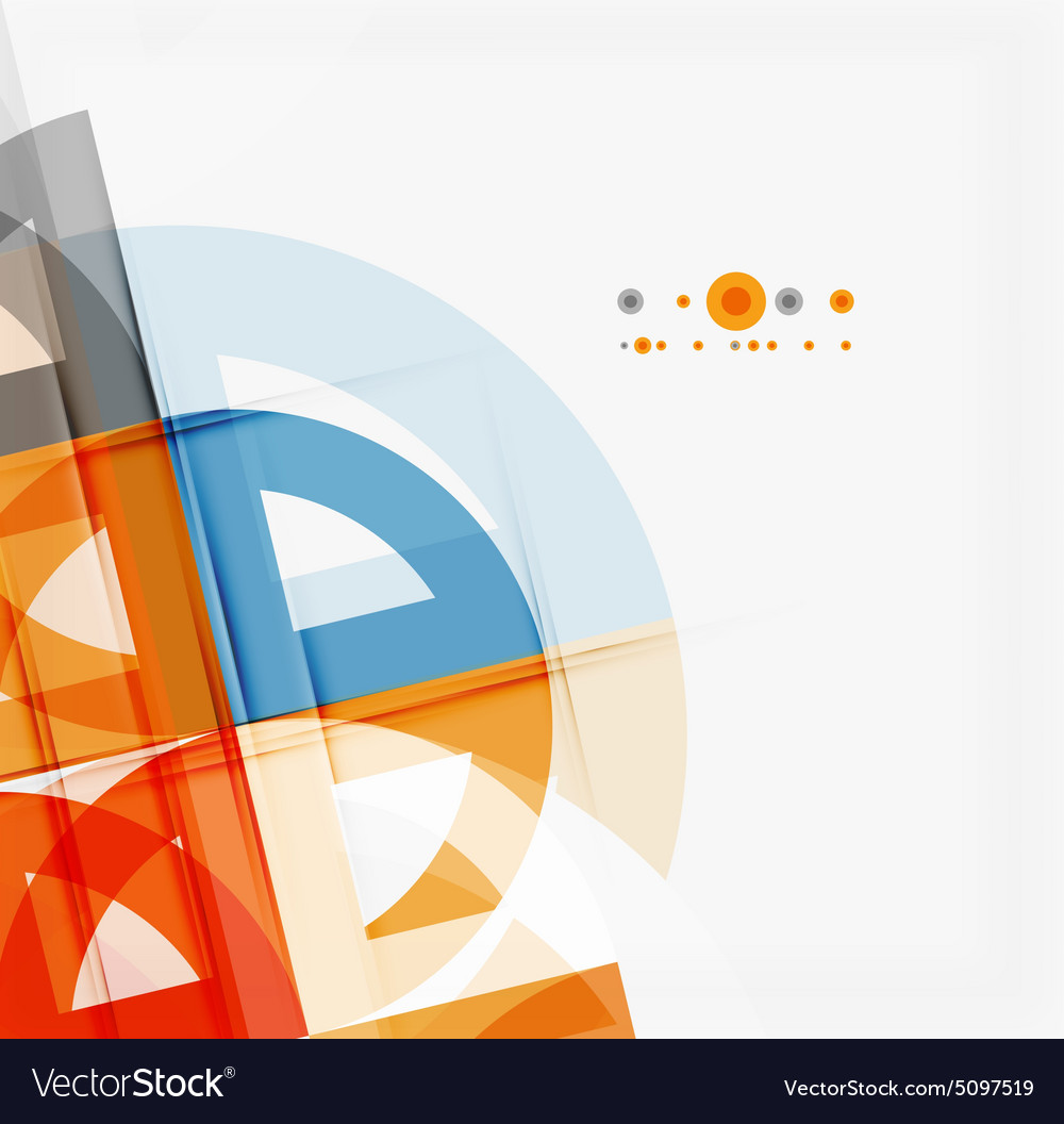 Semicircle triangle pattern Royalty Free Vector Image