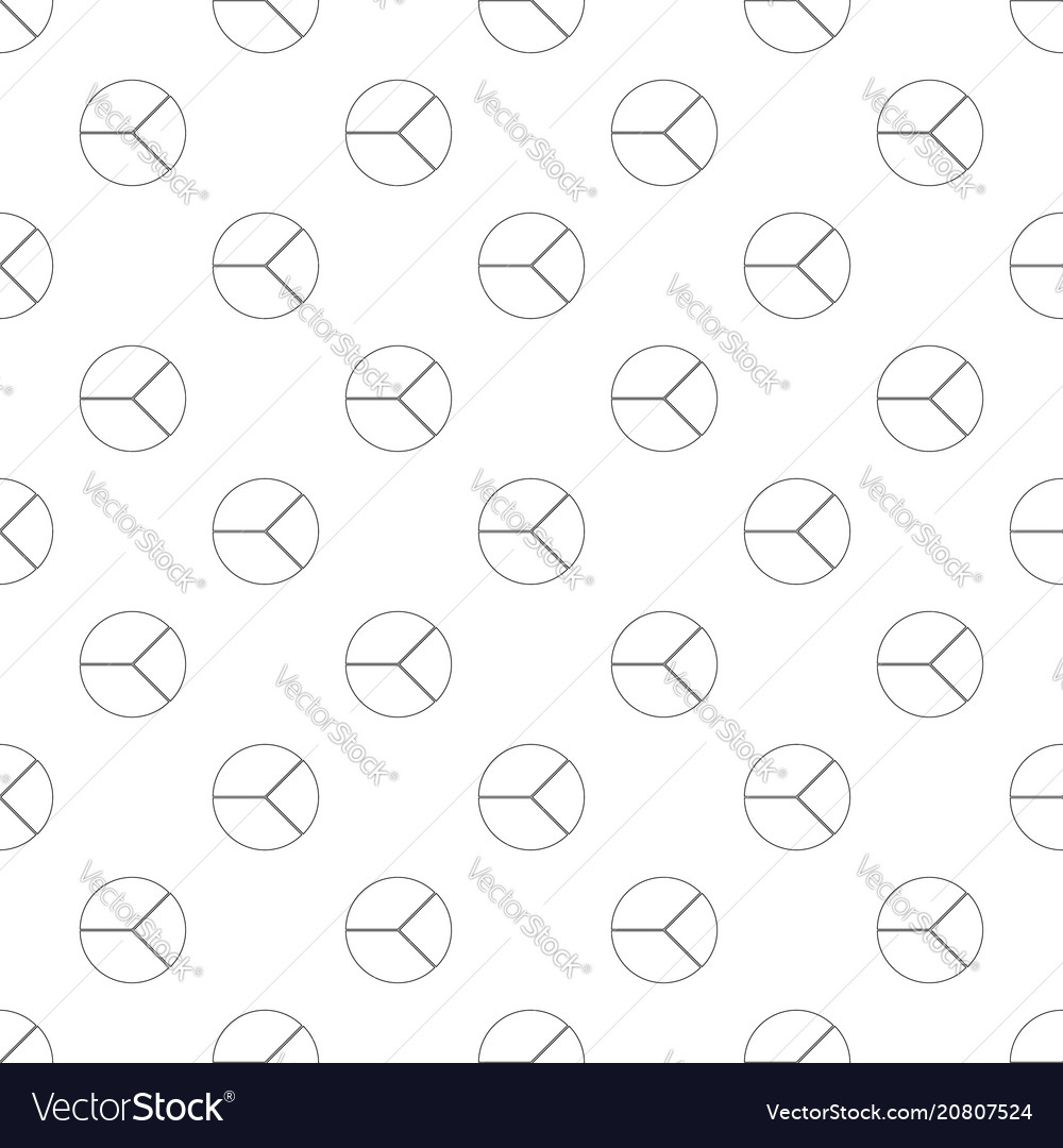 Circle graph pattern seamless Royalty Free Vector Image