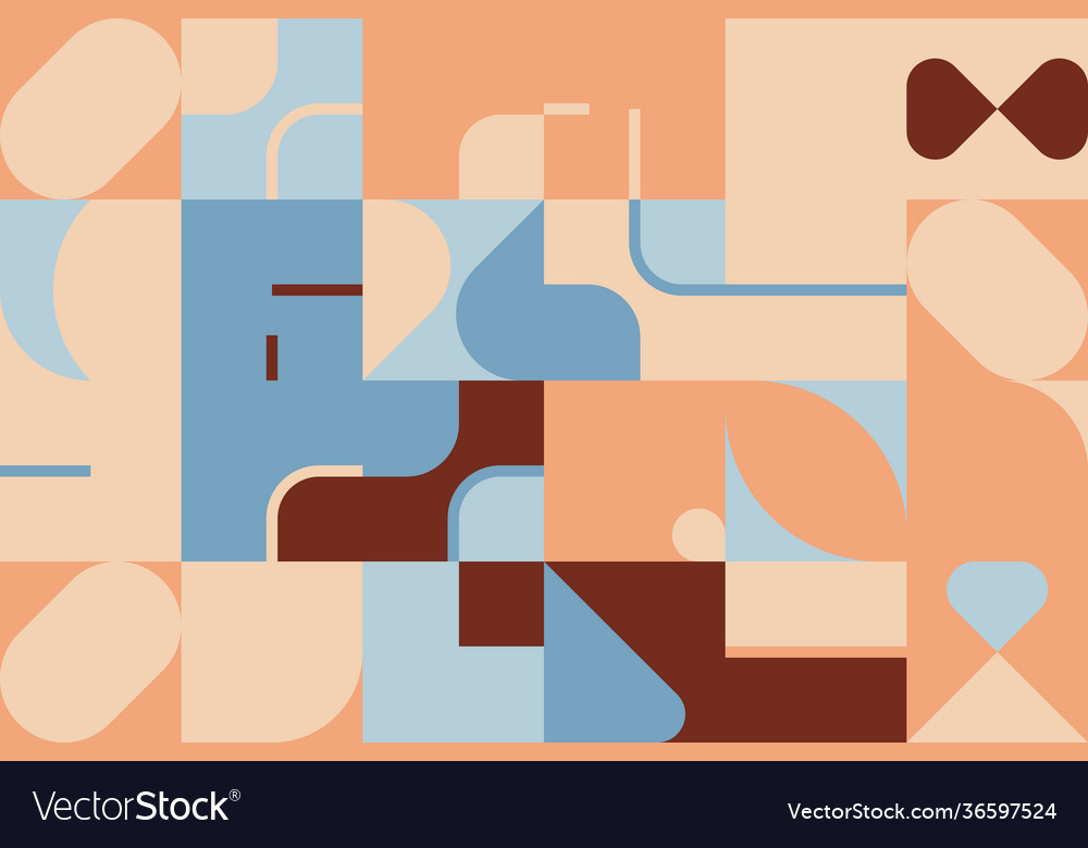 Colorful geometric pattern design Royalty Free Vector Image