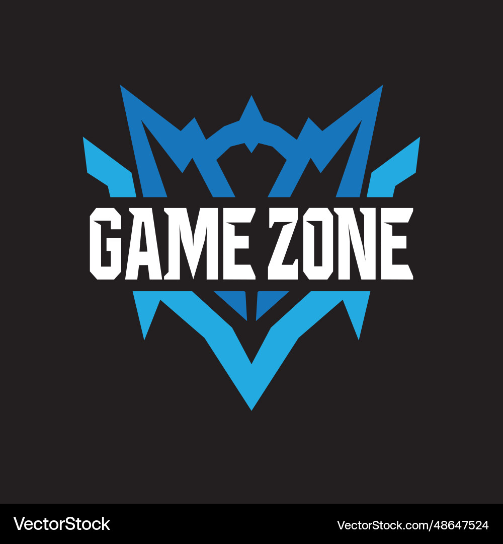 Game logo design gaming mascot Royalty Free Vector Image