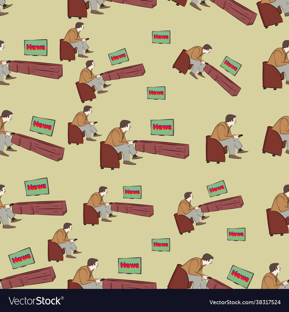 Pattern man Royalty Free Vector Image - VectorStock