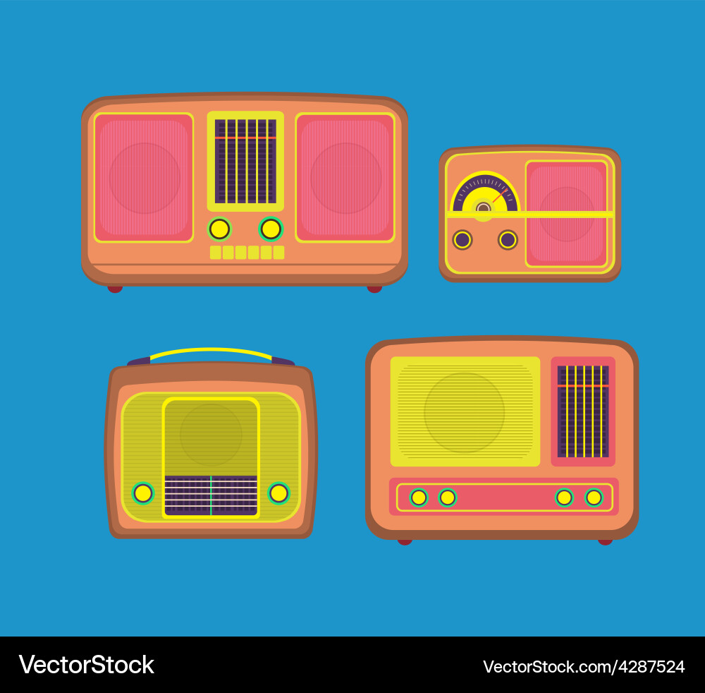 Retro technology Royalty Free Vector Image - VectorStock