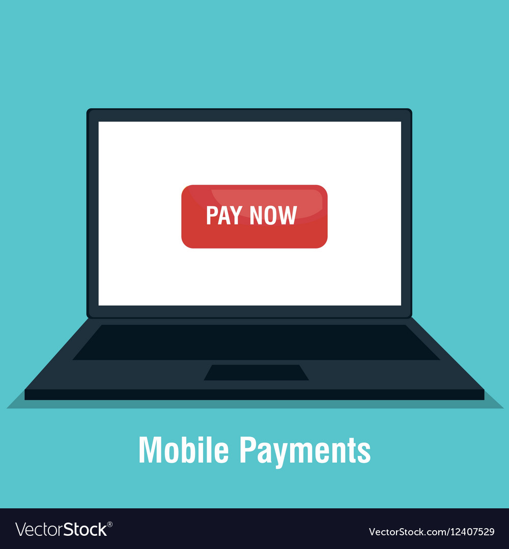 Mobile payments business icon Royalty Free Vector Image