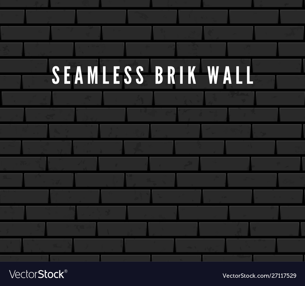 Seamless brick wall surface old grey Royalty Free Vector